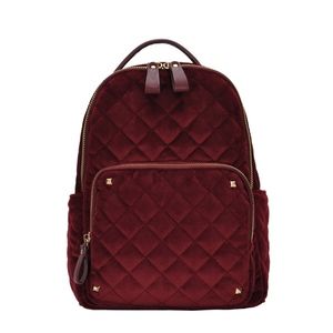MMS Design Studio | Bags | Nwt Envy Velvet Mini Backpack Wine | Poshmark